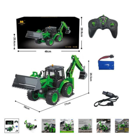Huina RC 1579 Backhoe Loader 1/14